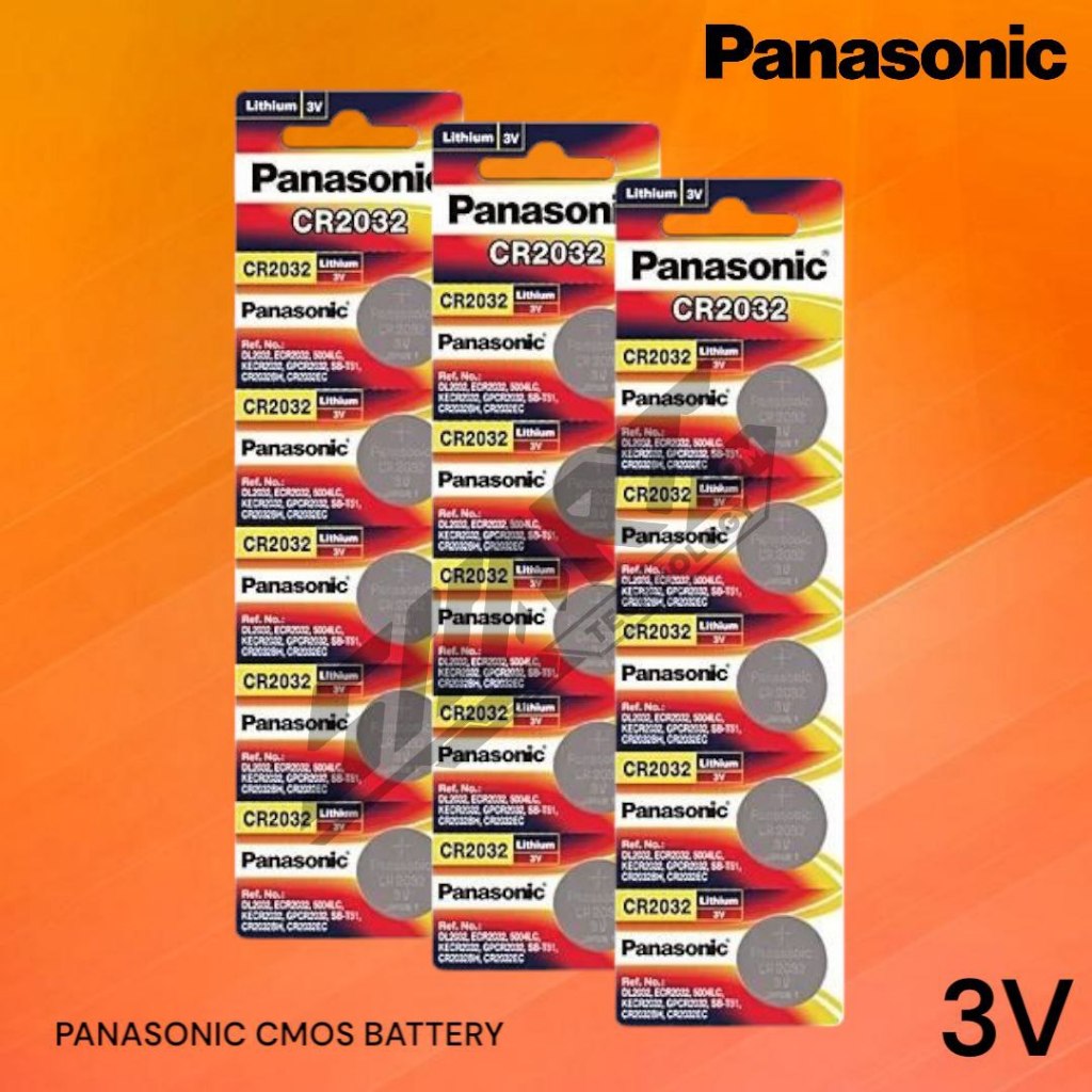 Jual Battery Cmos Laptop/PC Panasonic CR2032 3V | Shopee Indonesia