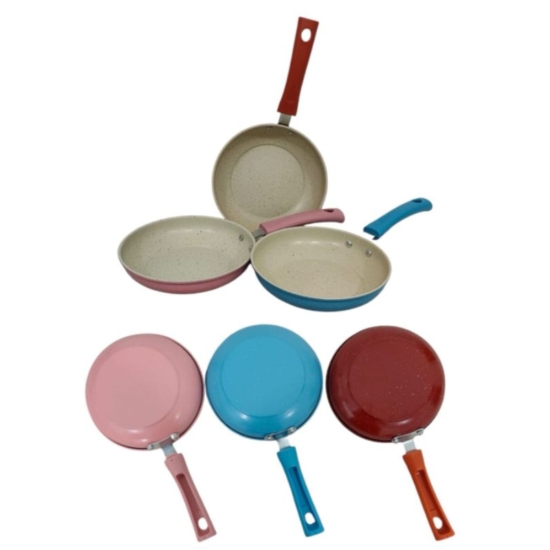 Jual (RGZ) PANCI TEPLON 18CM / PANCI TEFLON GAGANG ANTI PANAS / TEFLON ...