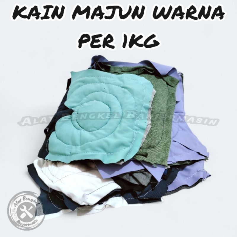 Jual KAIN MAJUN "RRT" WARNA HARGA 1KG ||KAIN LAP WARNA HARGA PER 1KG ...