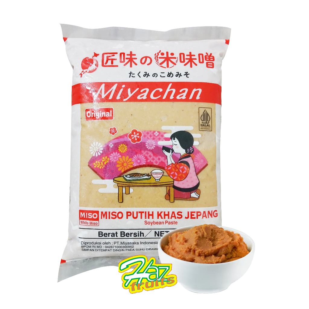 Jual Miso putih khas Jepang Miyachan white miso soybean paste 1 kg ...