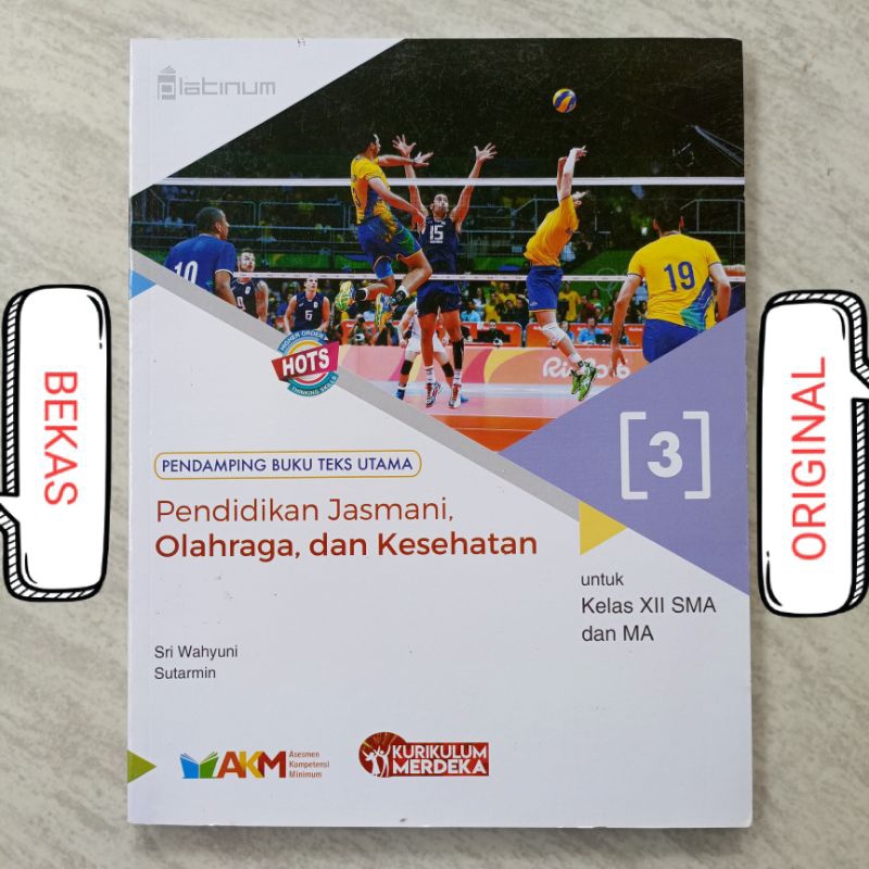 Jual ( BUKU BEKAS ) ( ORIGINAL ) Penjasorkes PJOK Penjas Penjaskes Pendidikan Jasmani Olahraga ...