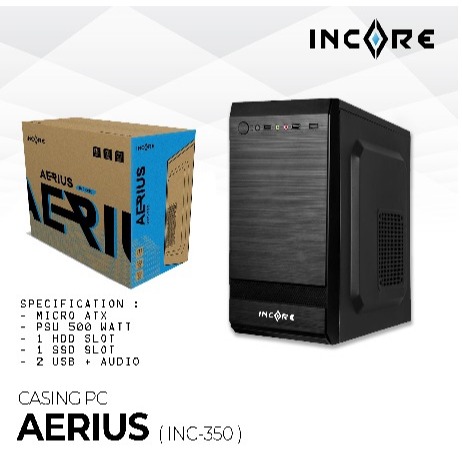 Jual Casing Case Komputer PC Incore Aerius INC-350 INC350 INC 350 ...