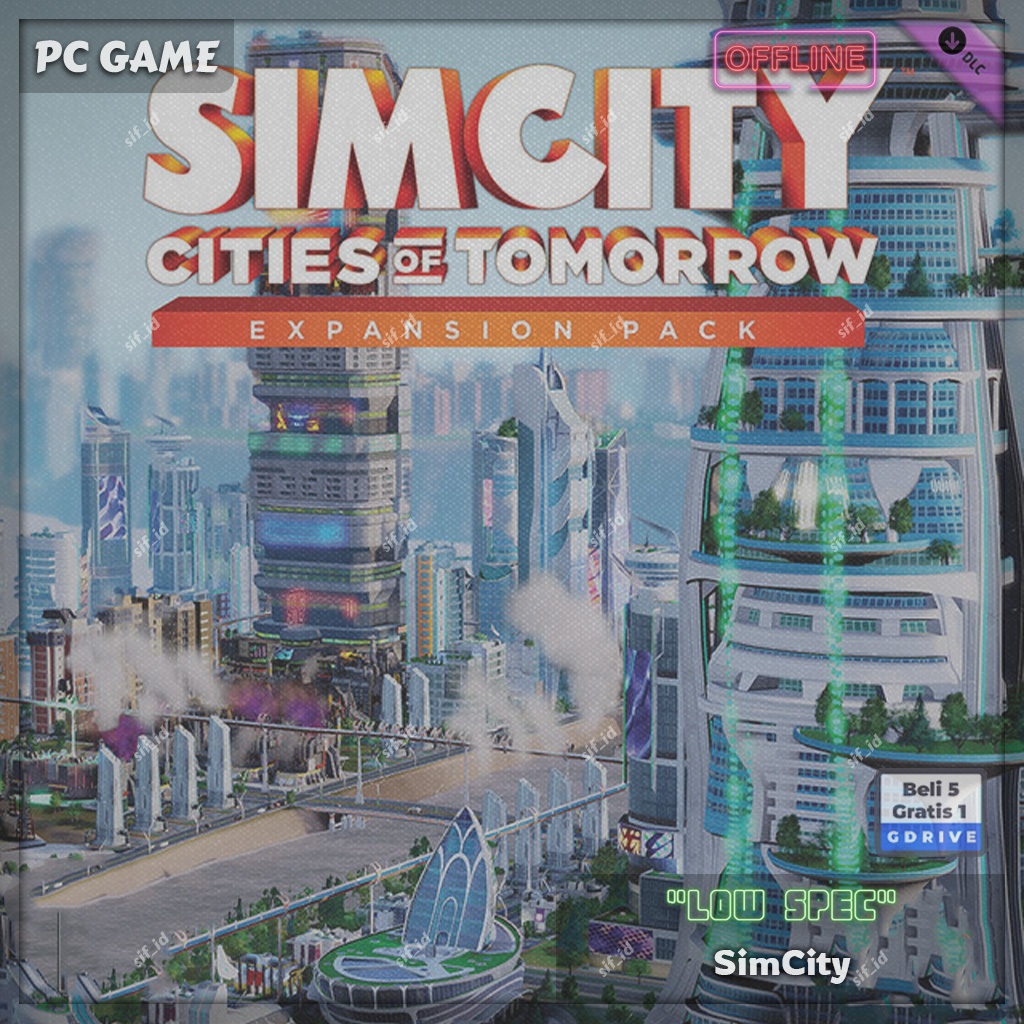 Jual Sim City Deluxe Edition - DLC Cities Of Tomorrow Expansion Pack ...