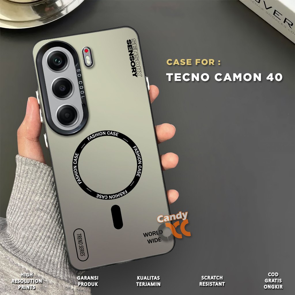 Jual CASE TECNO CAMON 40 PRO 5G CAMON 40 - SO COOL HOLOGRAM PREMIUM - Motif MAGSAFE - Softcase ...