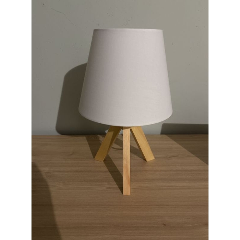 Jual Informa Ryu Table lampu wood lampu kayu dionne lamp black | Shopee ...