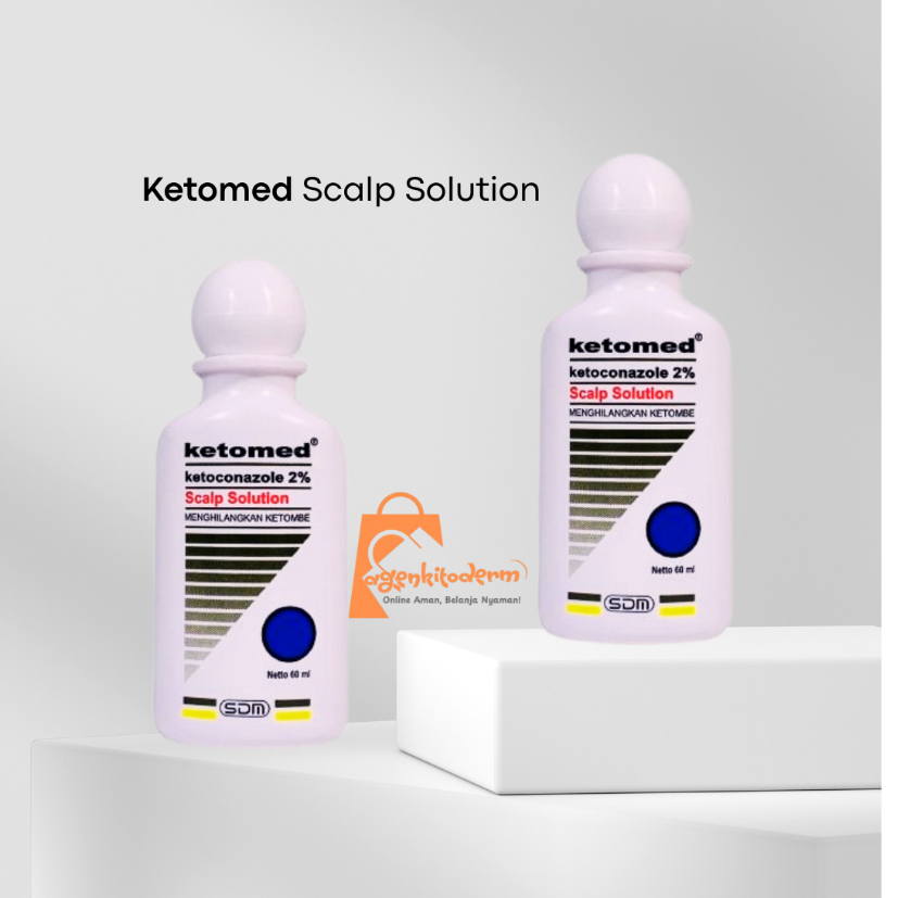 Jual SDM - KETOMED KETOCONAZOLE 2% SCALP SOLUTION / SHAMPOO KETOMBE ...