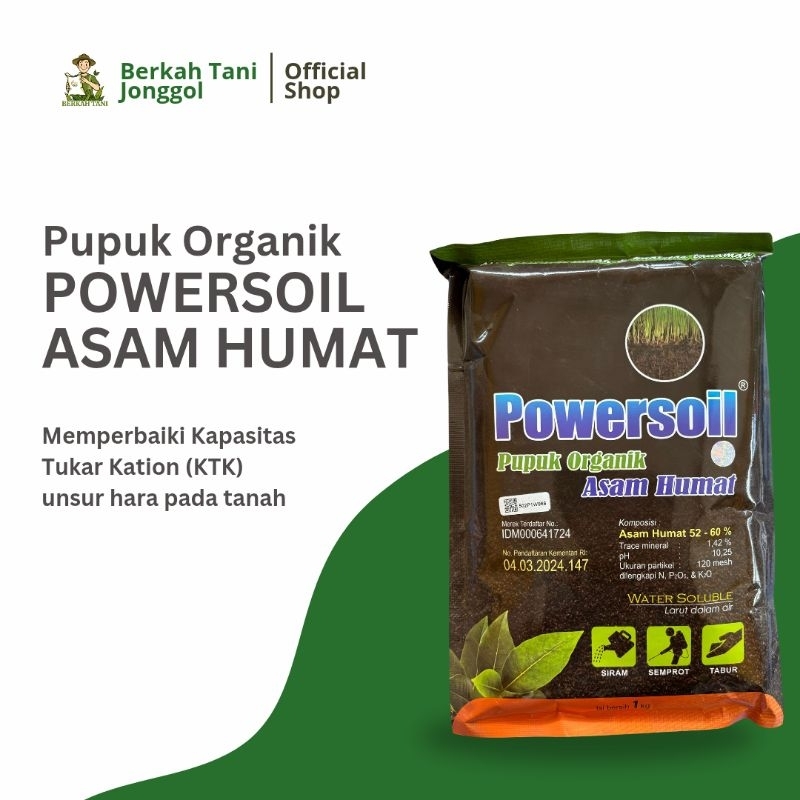 Jual Powersoil Pupuk Organik Asam Humat Power Soil Pembenah Tanah Humic Acid | Shopee Indonesia