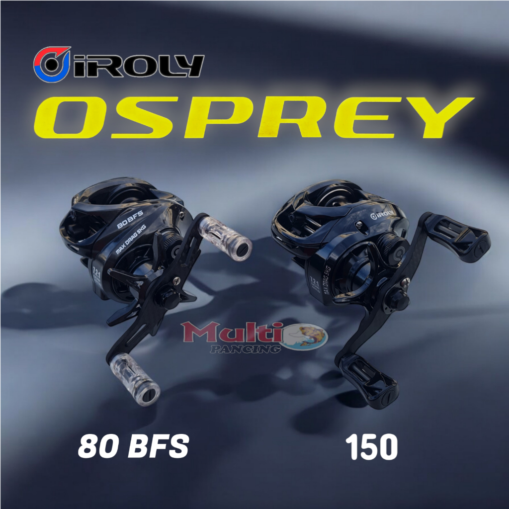 Jual reel BC iroly OSPREY 80 BFS / iroly OSPREY 150 | Shopee Indonesia