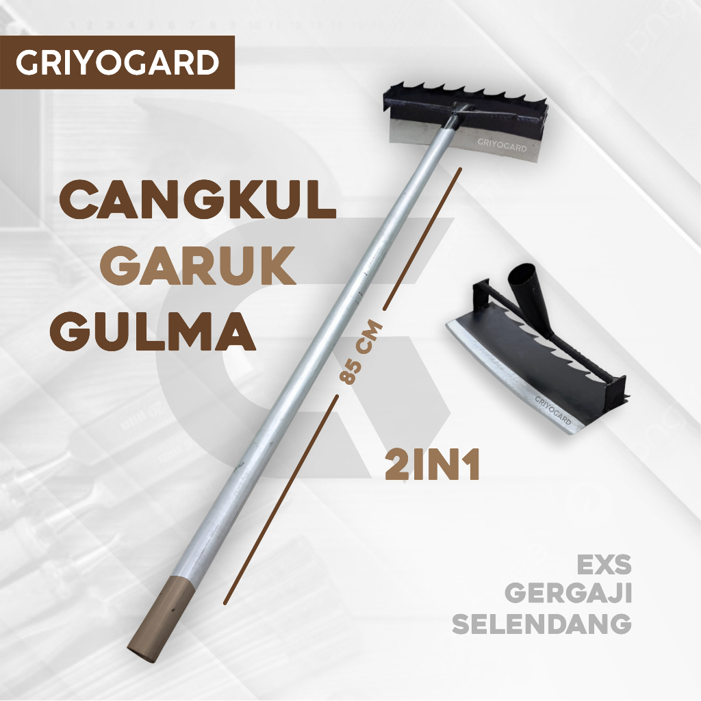 Jual cangkul gulma 2 in 1 asli bahan gergaji selendang cangkul garuk ...