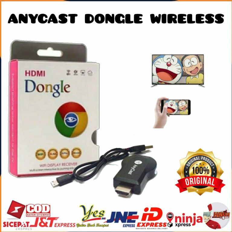 Jual 22SALE COD ALAT PENYAMBUNG HP KE TV ANYCAST DONGLE MIRACAST SCREEN ...