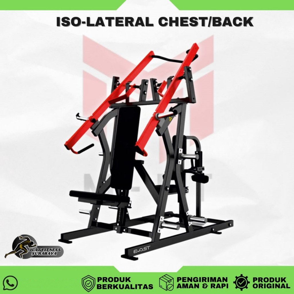 Jual Jual Alat Fitness Komersil Iso-Lateral Chest/Back | Shopee Indonesia