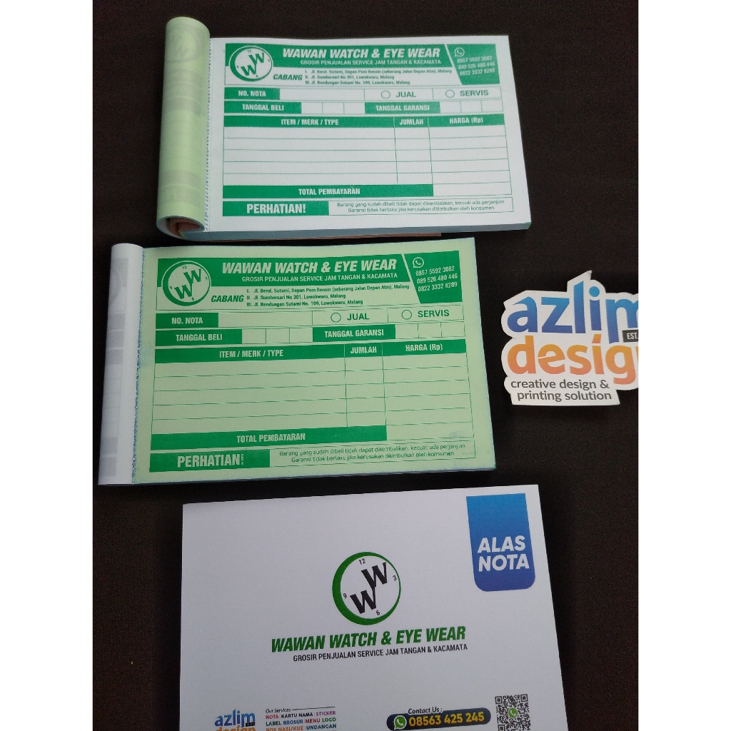 Jual CETAK NOTA EXPRESS FREE DESAIN Nota Custom 2ply / Nota Konter HP ...