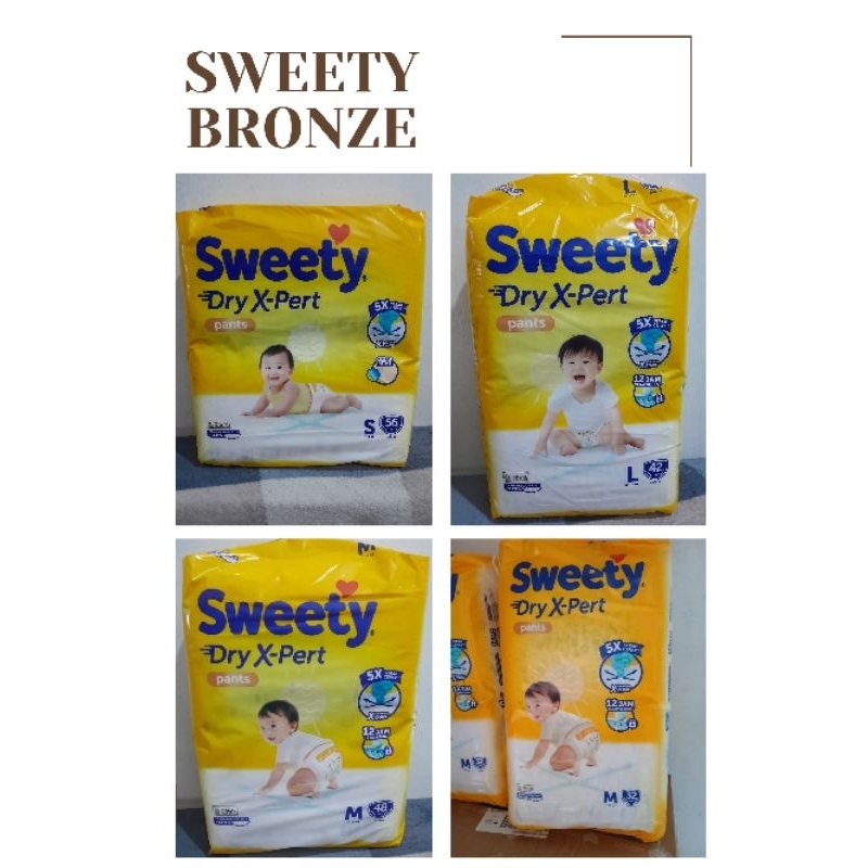 Jual Sweety Dry X-Pert Pants S56/M48/L42/M32/Sweety bronze/SWEETY JUMBO ...