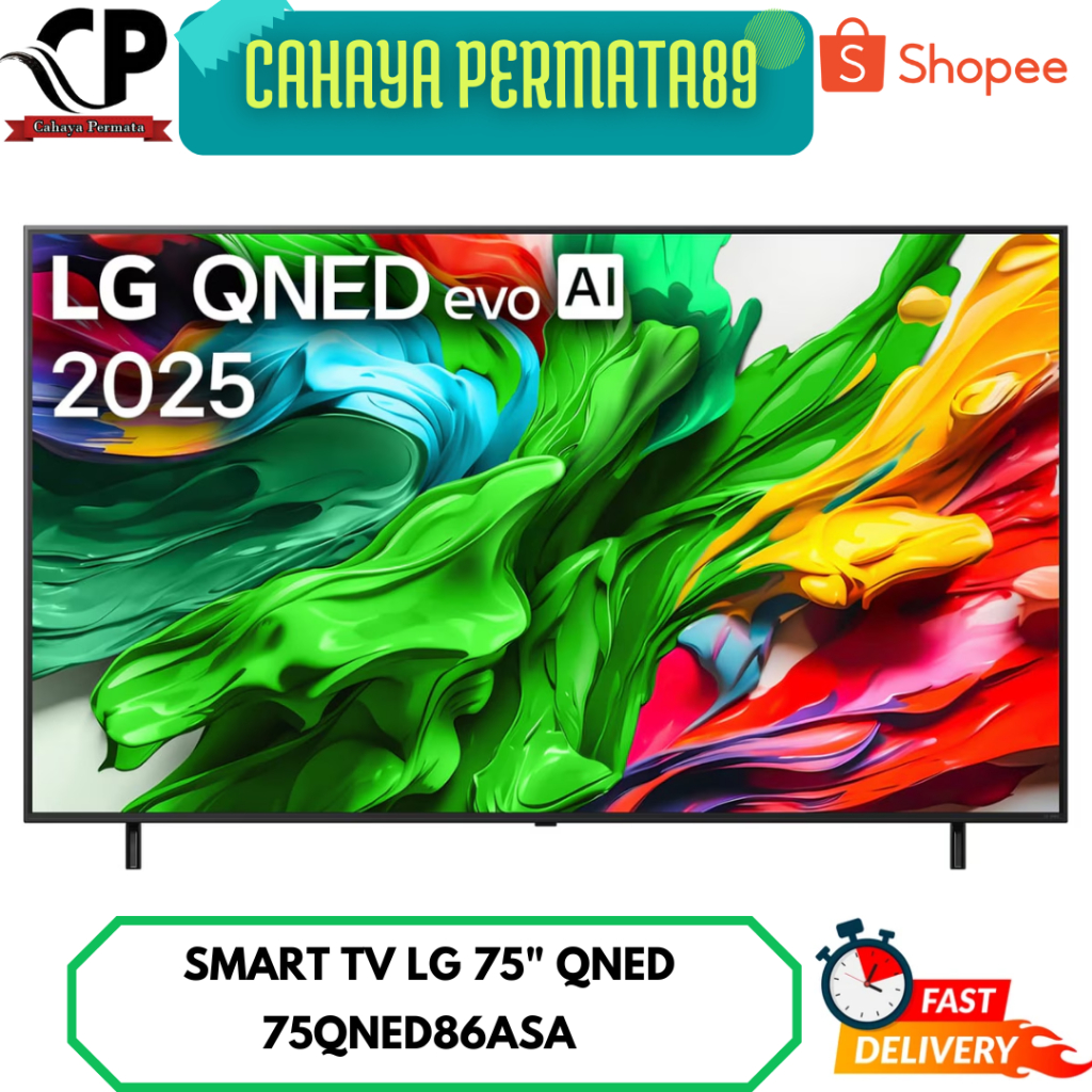 Jual LG 75QNED86ASA SMART TV LG QNED EVO AI UHD 4K HDR MINI LED 75 ...