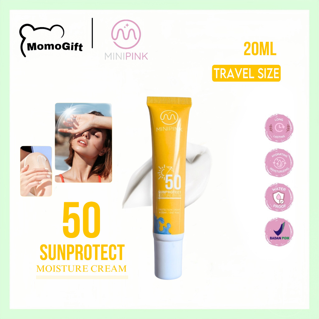 Jual Sunprotect Moisture Cream Brightening Suncreen Sunblock SPF 50 PA ...