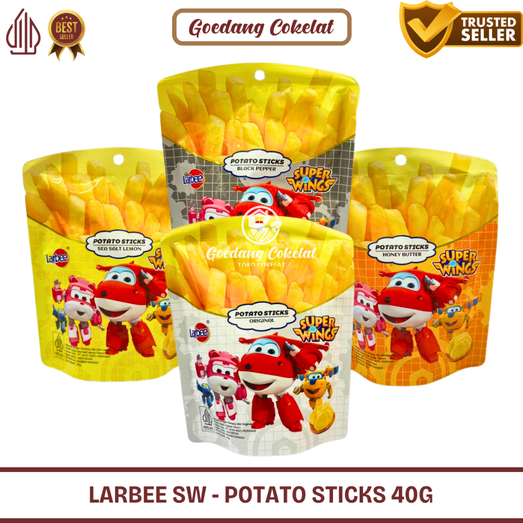 Jual Larbee Super Wings Potato Stick Snack Kentang Goreng Original ...