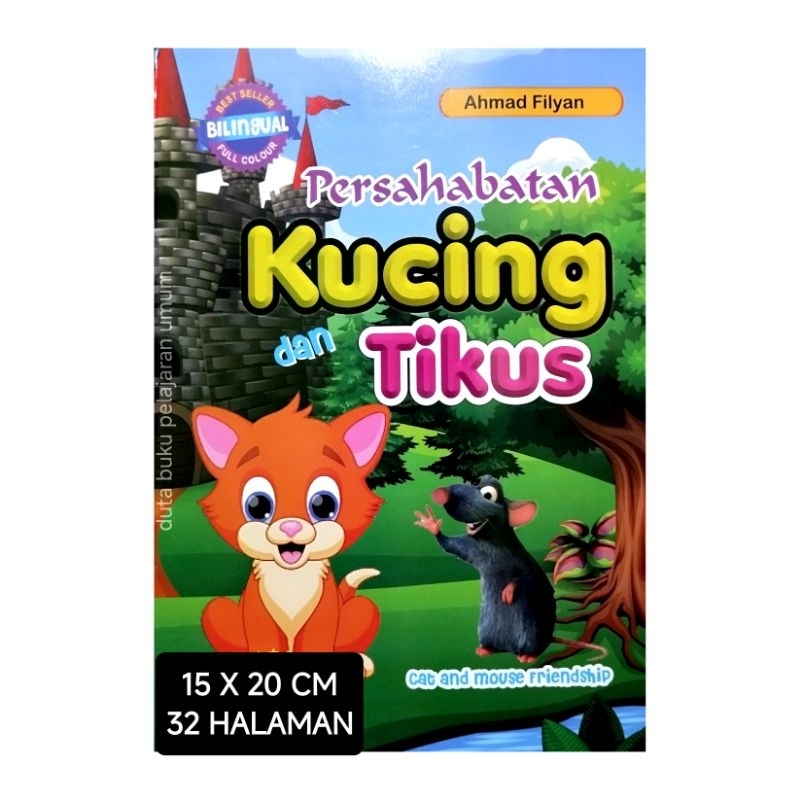 Jual Buku Jerapah - Cerita Anak Persahabatan Kucing dan Tikus Bergambar untuk TK paud SD ...