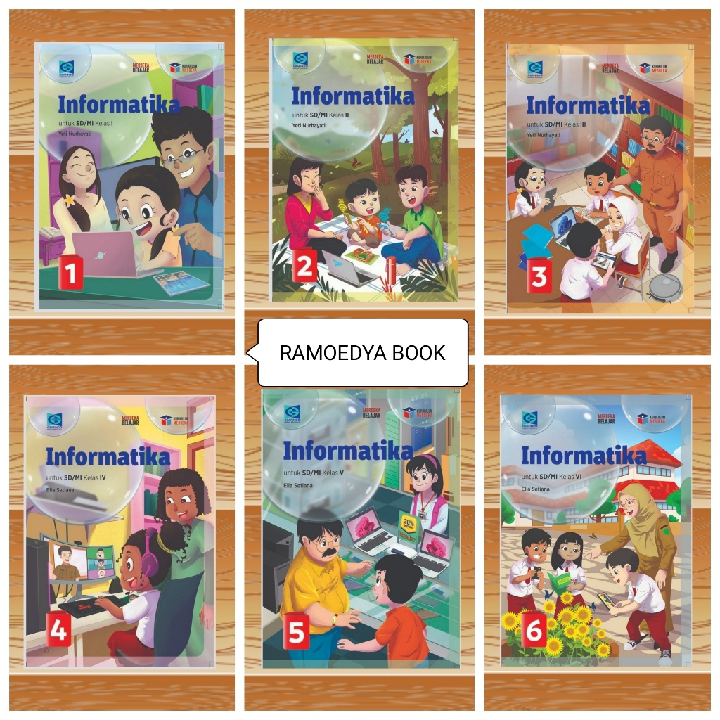 Jual Buku Original Informatika SD/MI Kelas 1,2,3,4,5,6 Kurikulum Merdeka Grafindo | Shopee Indonesia