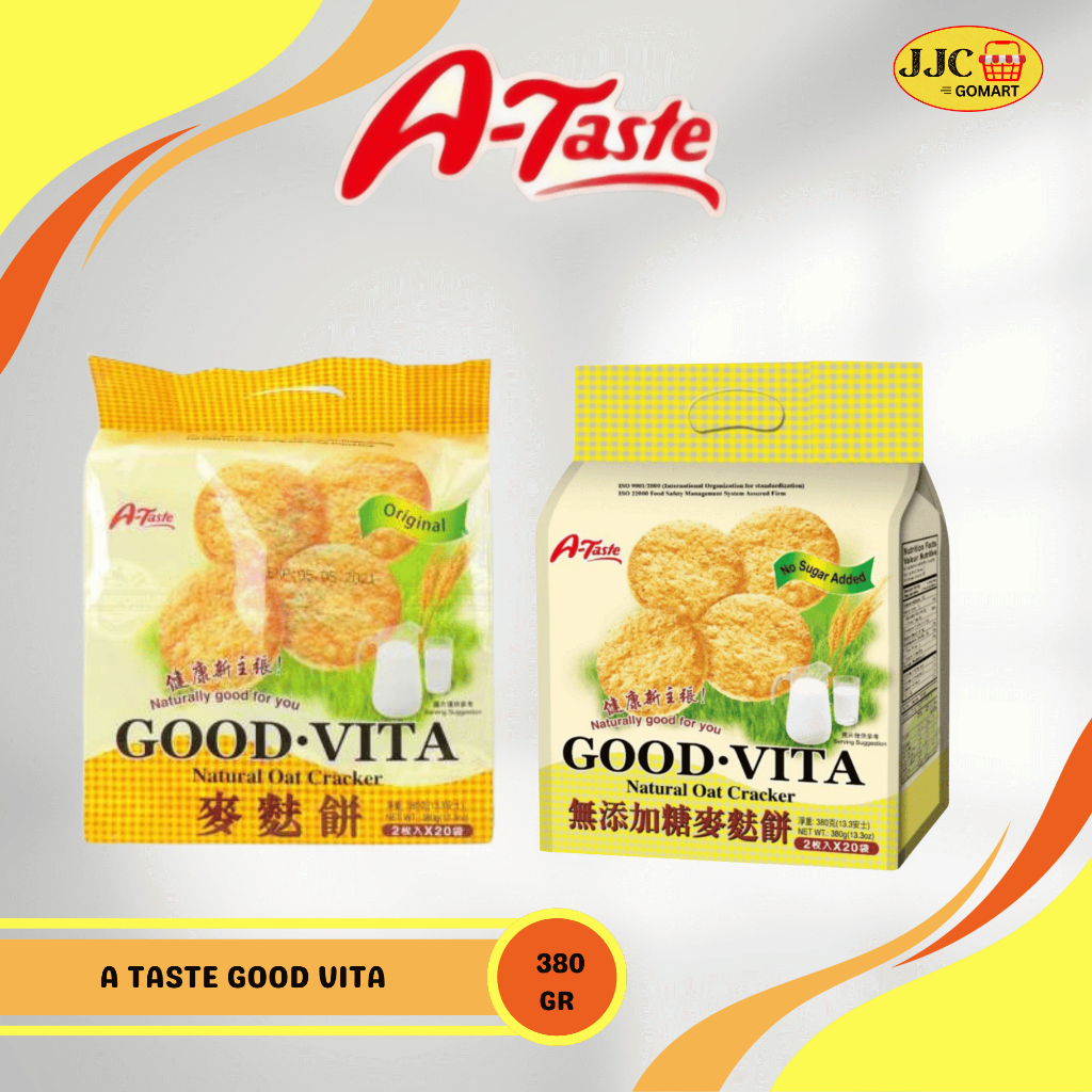 Jual A TASTEE GOOD VITA 380g | OAT NO SUGAR | OAT ORIGINAL | Shopee ...