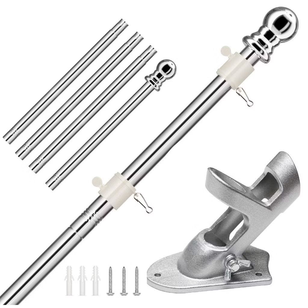 Jual Tiang Bendera Stainless Bisa Disesuaikan Flagpole Stainless Steel ...