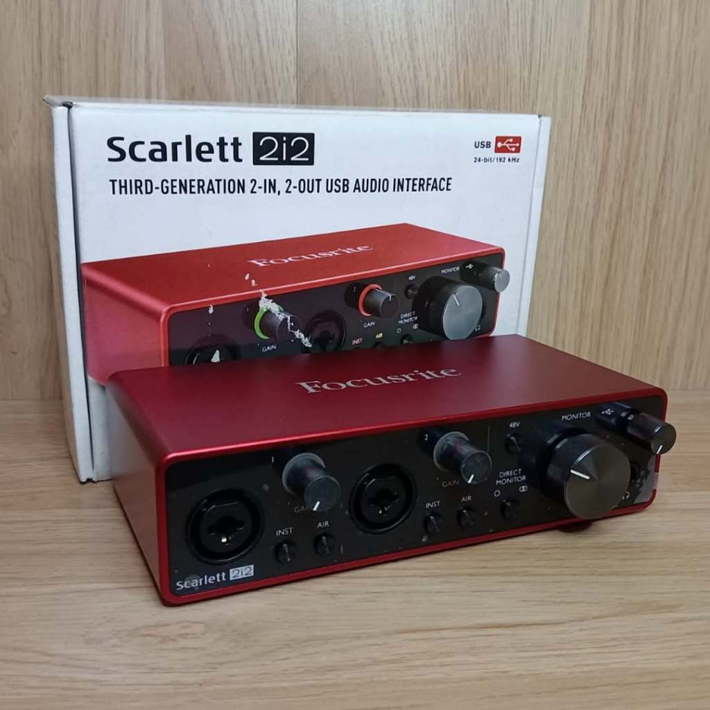 Jual Focusrite Scarlett 2i2 Third Generation Soundcard | Shopee Indonesia