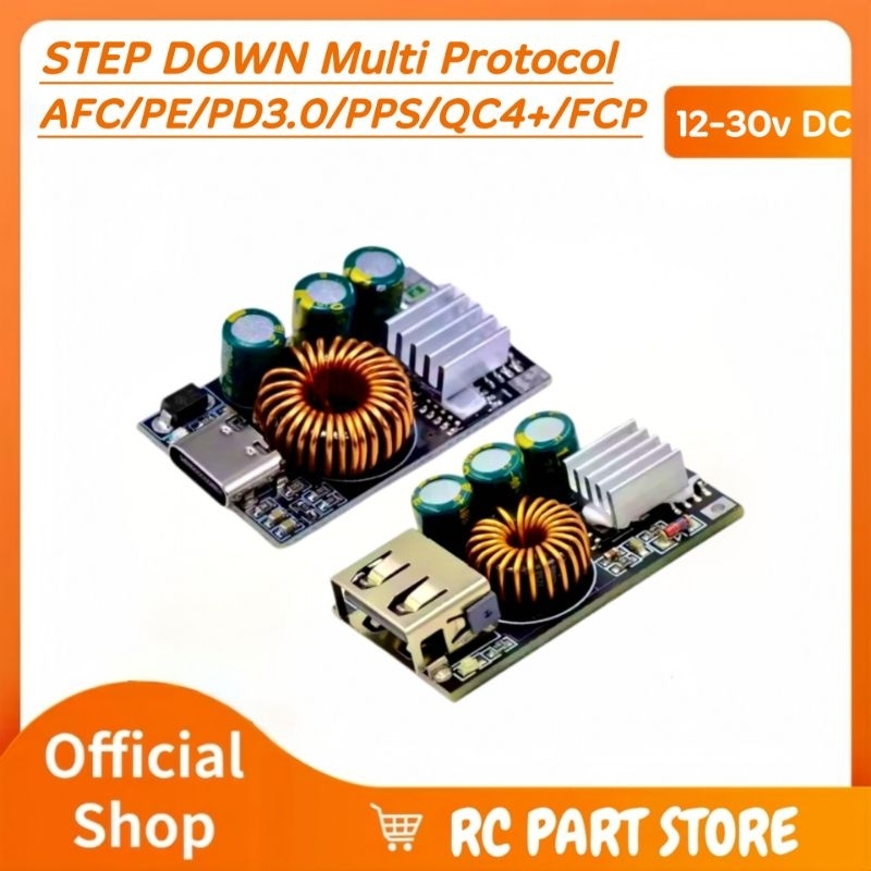 Jual Modul Fast Charging USB Type C 5V 9V 12V 30W Quick Charger QC2.0 ...