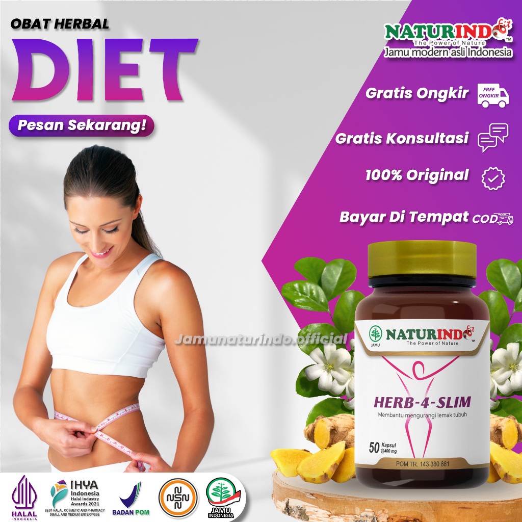 Jual Obat Pelangsing Pengecil Perut Penurun Berat Badan Herbal Bpom ...
