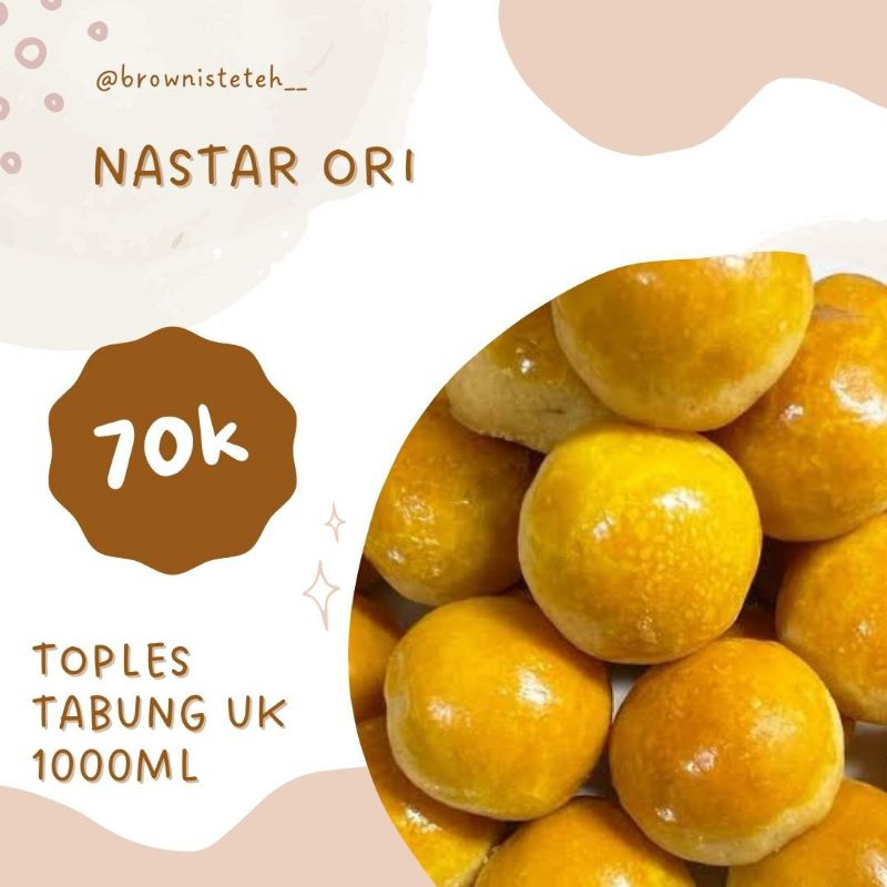 Jual NASTAR ORI TOPLES TABUNG 1000ML | Shopee Indonesia