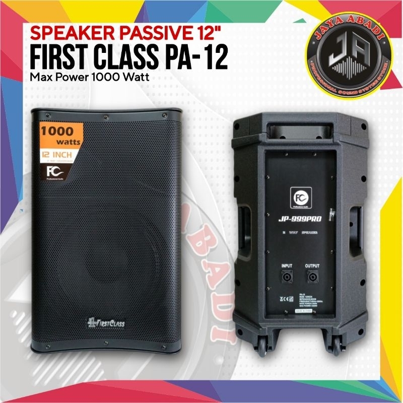 Jual SPEAKER PASSIVE 12" FIRST CLASS PA-12 ORIGINAL | Shopee Indonesia