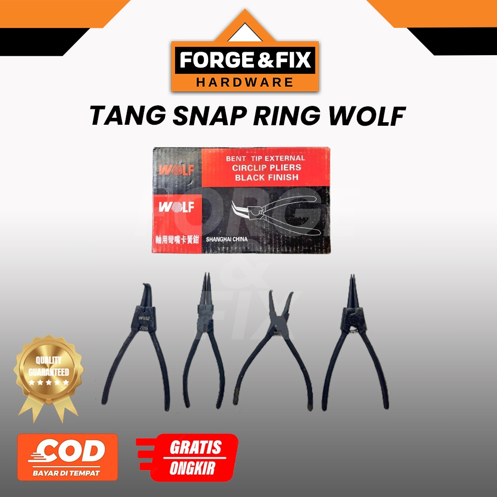 Jual WOLF Tang Snap Ring Per Pir Lurus Bengkok Buka Tutup 6 INCH ...