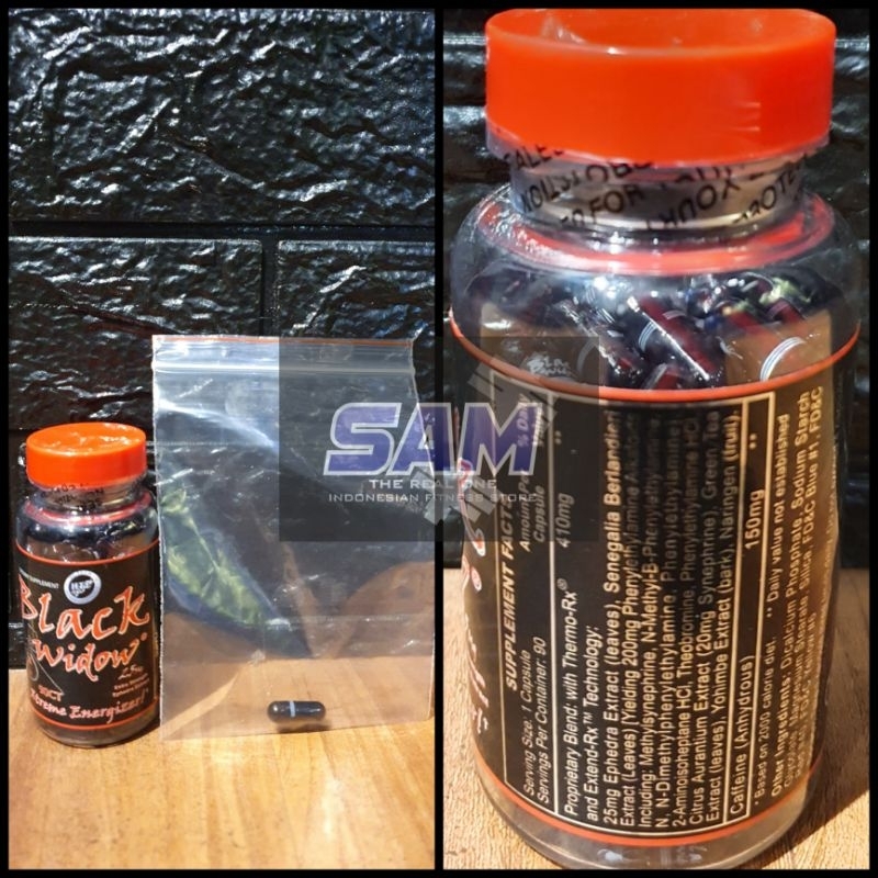 Jual Suplemen Fitnesa Eceran Repack HITECH Fat Burner Black W 1 kapsul ...