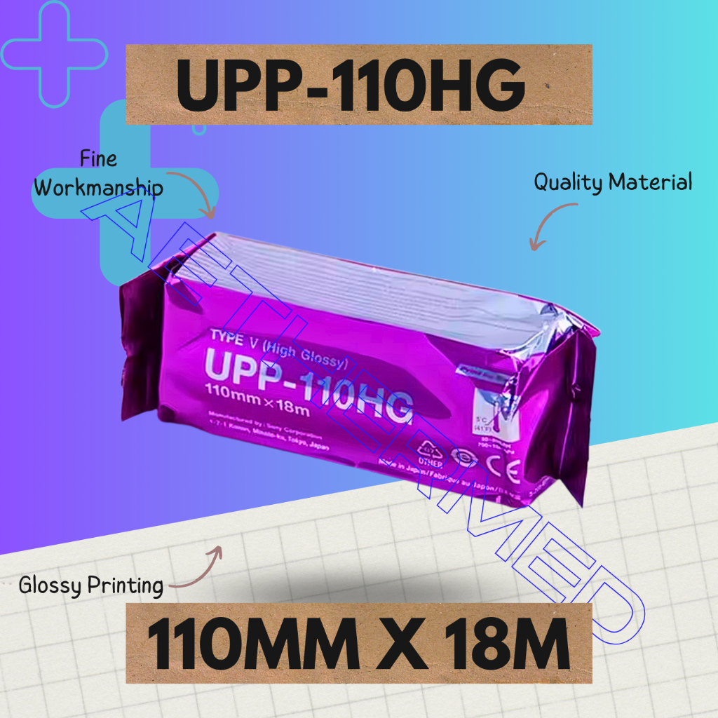 Jual Kertas USG Sony UPP 110 Hg Type V high glossy / thermal paper USG ...