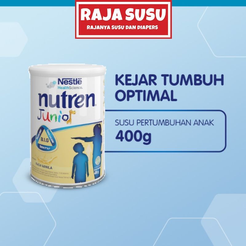 Jual NUTREN JUNIOR 400 GR - RAJA SUSU | Shopee Indonesia