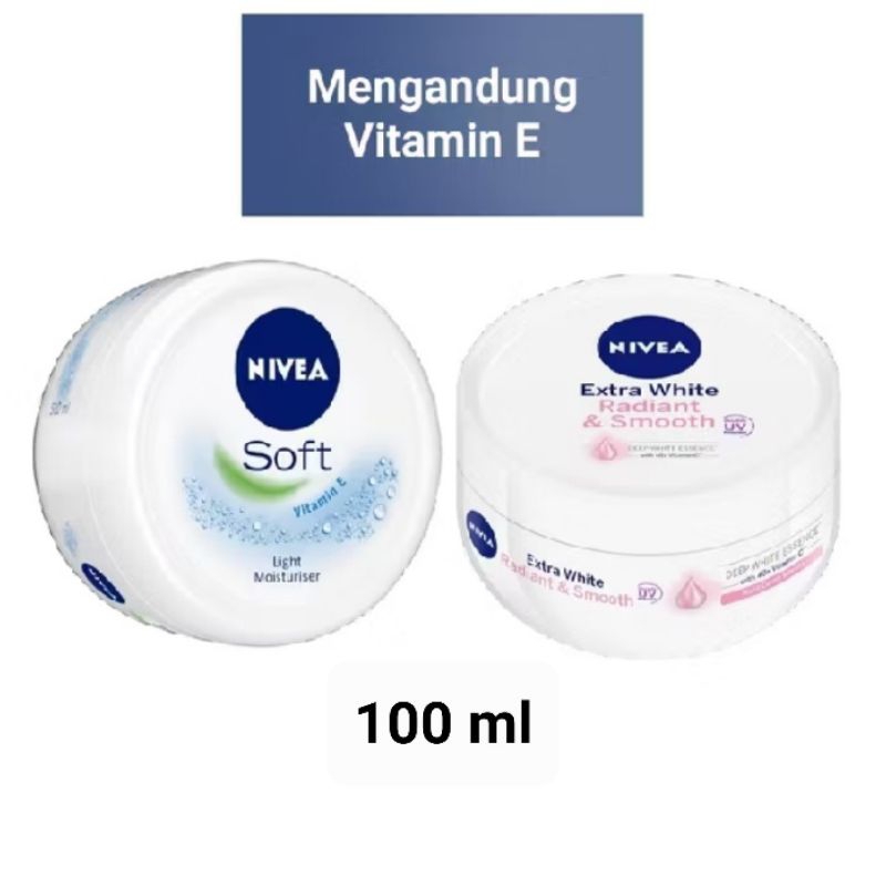 Jual NIVEA BODY CREAM / SOFT CREAM JAR 100 ML | Shopee Indonesia