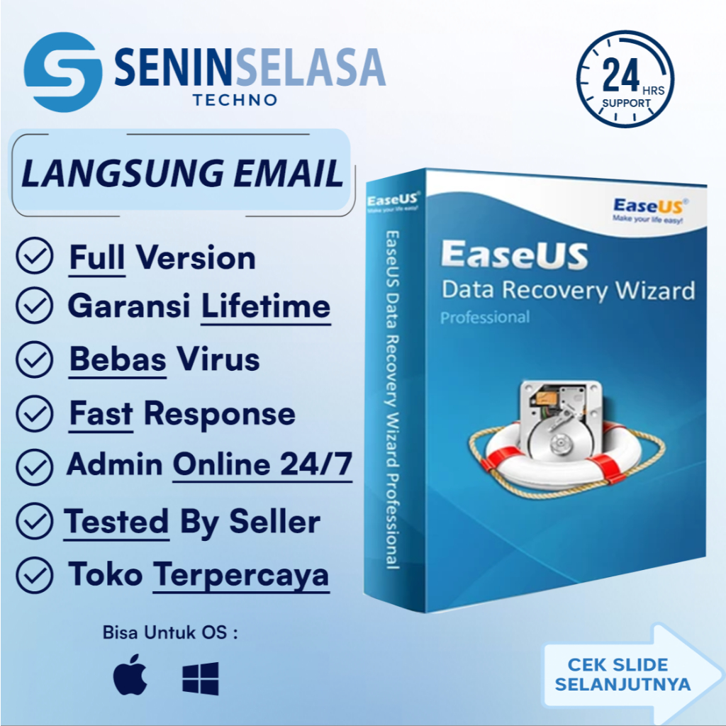 Jual EaseUS Data Recovery Wizard Pro [MAC & WIN] | Shopee Indonesia