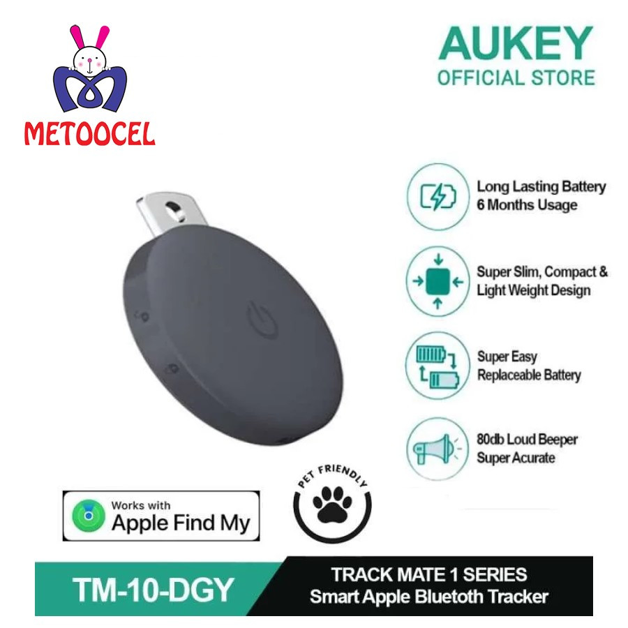 Jual Aukey Smart Tag TM-10 Track Mate 1 Smart Bluetooth Tracker ...