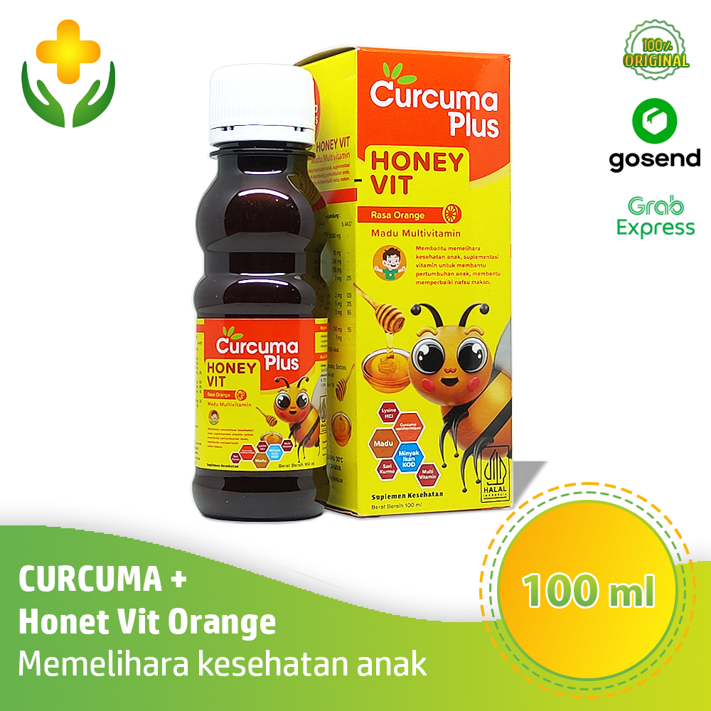 Jual Curcuma Plus Honey Vit Rasa Jeruk 100 ml - Madu Penambah Nafsu ...