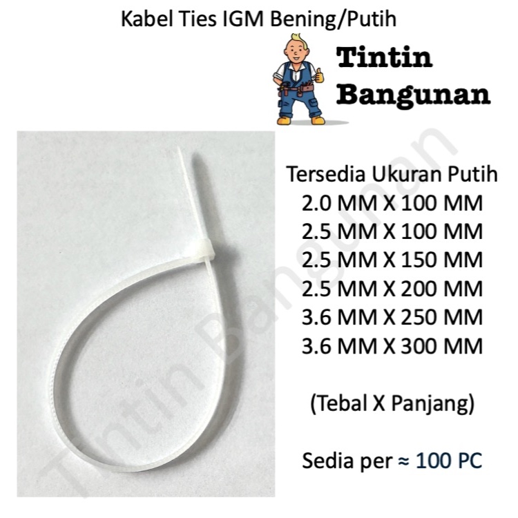 Jual Kabel Ties Alat Tali Serut Pengikat Kable fiber pagar serbaguna ...