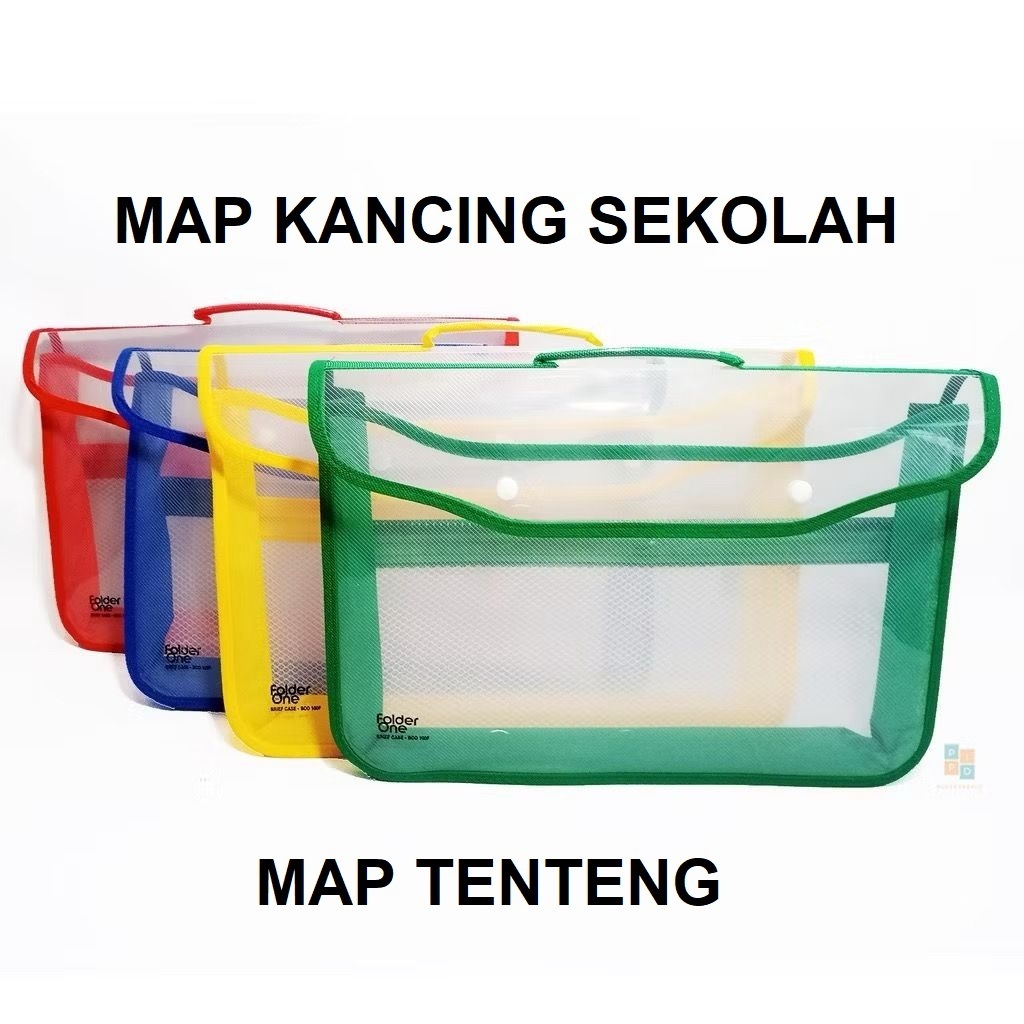 Jual Map Plastik Zipper Tenteng Map Warna Map Kancing Map Jaring Kantor ...