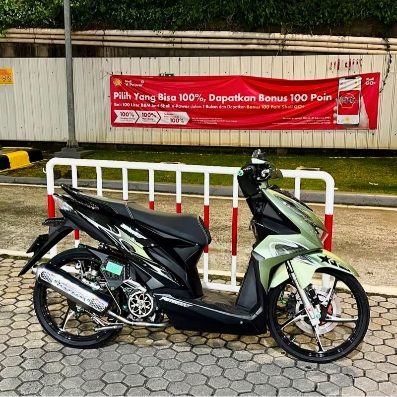 Jual STRIPING STICKER TRANSPARAN BEAT DELUXE/STREET 110 DESIGN NEW ...