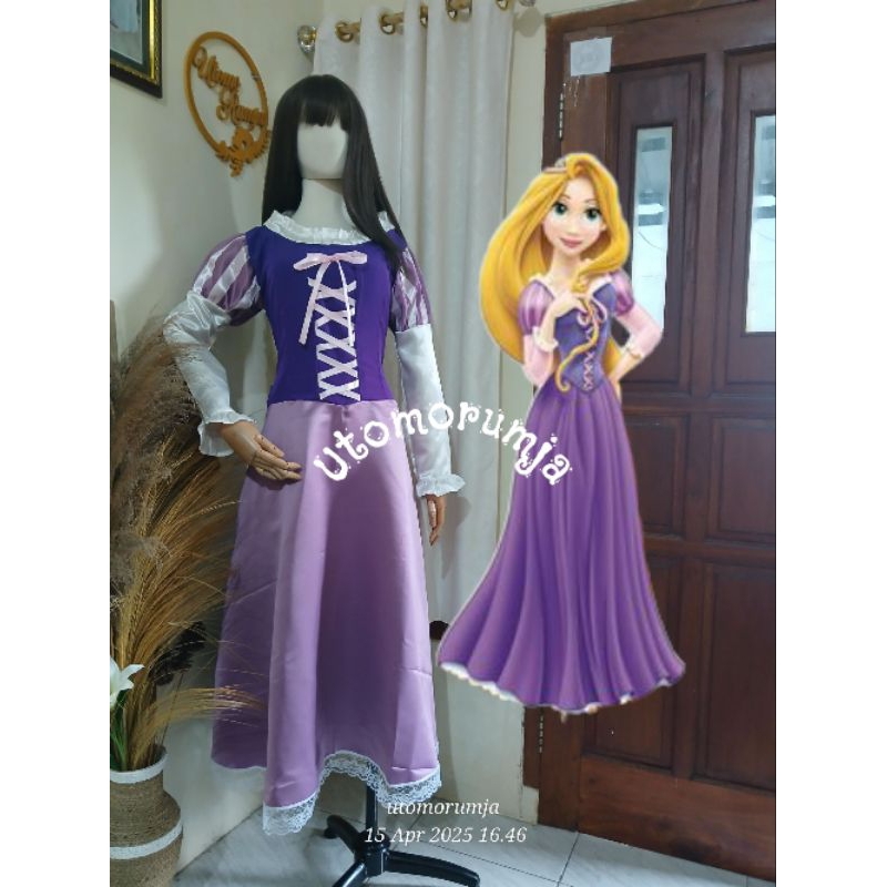 Jual utomorumja kostum cosplay Disney putri rafunzel rapunzel princess ...