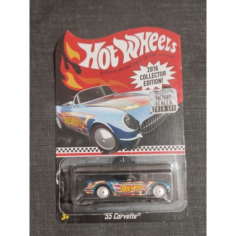 Jual Hot Wheels Collector 55 Corvette Blue Zamac [RARE] | Shopee Indonesia