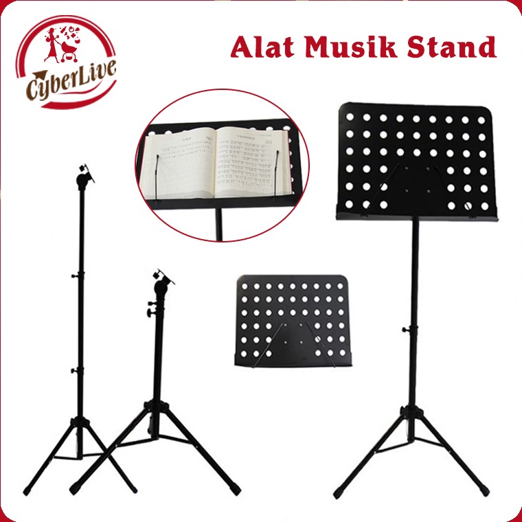 Jual 55TERBARU Stand Book Musik Stand Partitur Besar Untuk Buku Musik ...