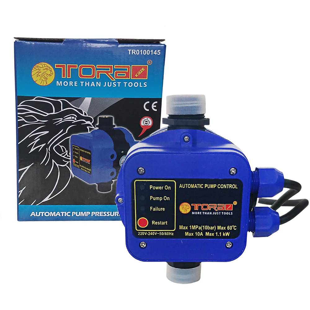 Jual TORA Automatic Pump Pressure Switch 10 Ampere 10 Bar - Otomatis ...