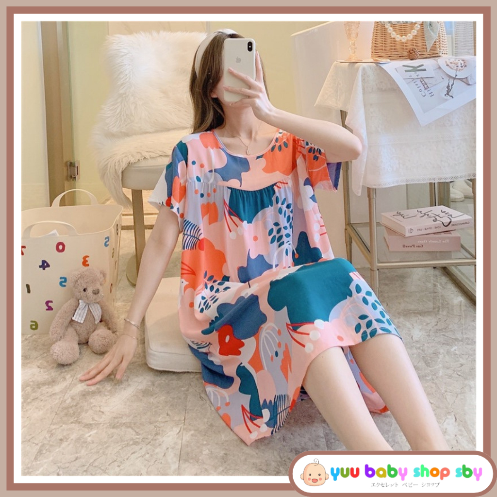 Jual YBSS Daster rayon premium wanita piyama baju tidur perempuan motif ...