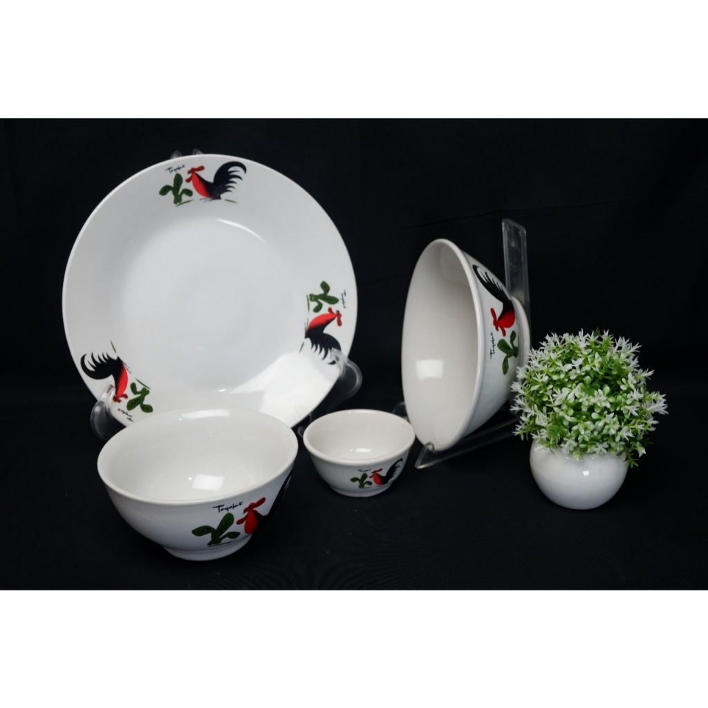 Jual Paket isi 4 item (Piring 8",Mangkok 6",Mangkok RB 3'5",Mangkok ...
