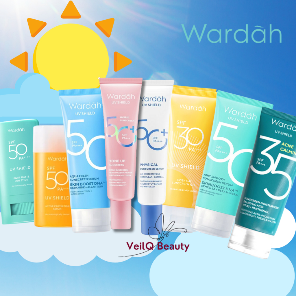Jual Wardah Sunscreen UV Shield Gel Stick Waterproof Aqua Essence Acne ...