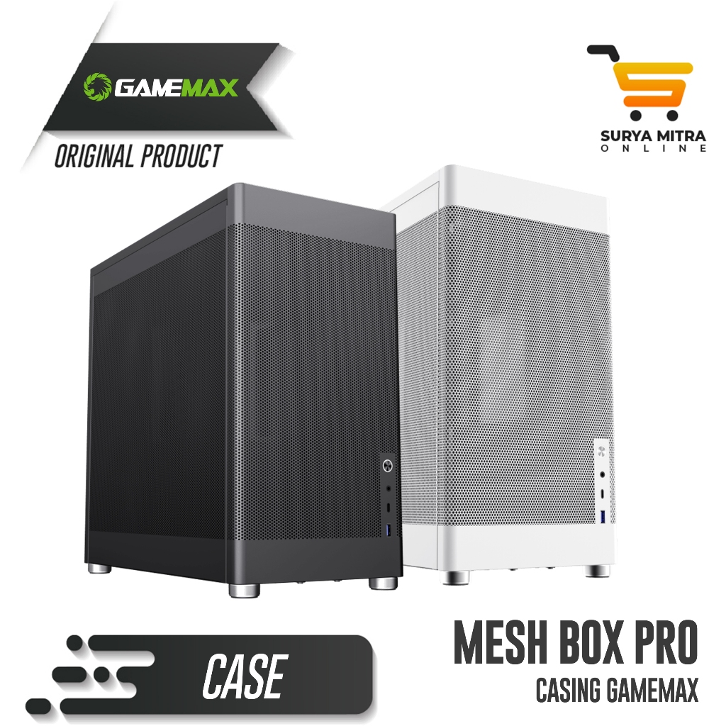Jual Casing PC Gamemax Mesh Box Pro ATX Gaming PC Case | Shopee Indonesia