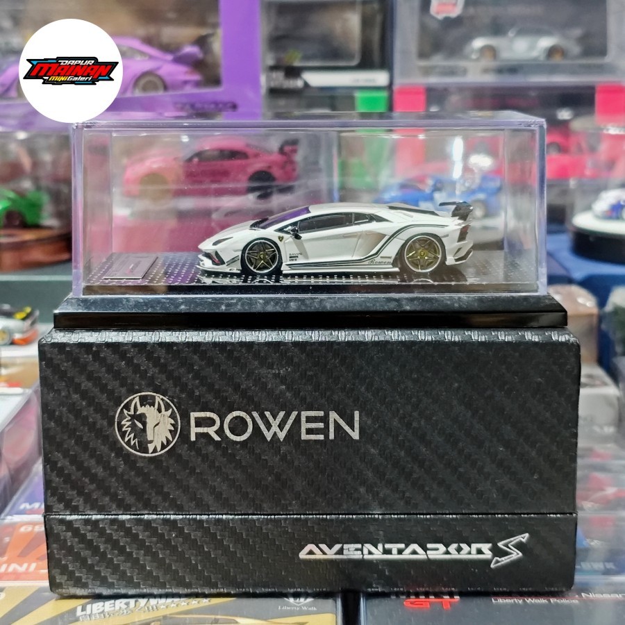 Jual ROWEN YM MODEL LAMBORGHINI AVENTADOR S WHITE LIMITED EDITION ...