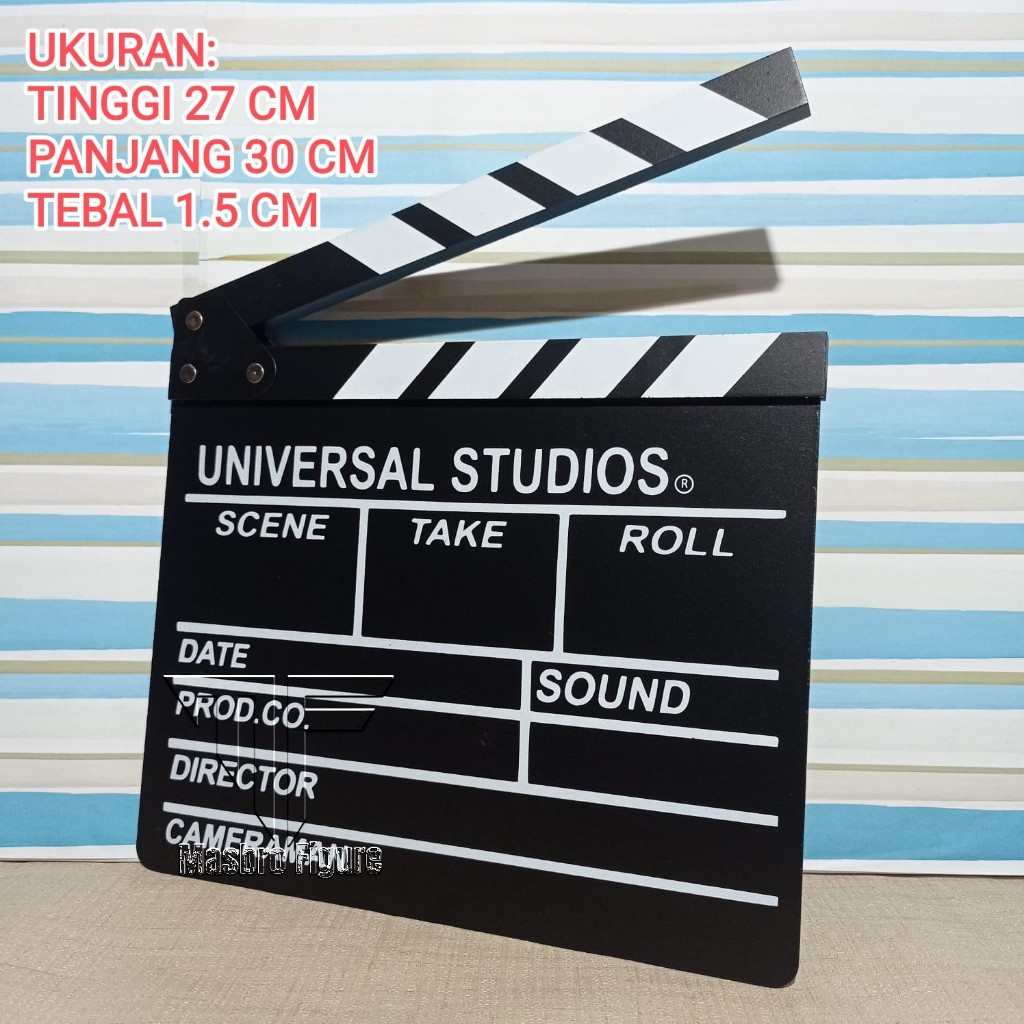 Jual Papan Sutradara Papan Film CLIPPER BOARD For Casting | Shopee ...